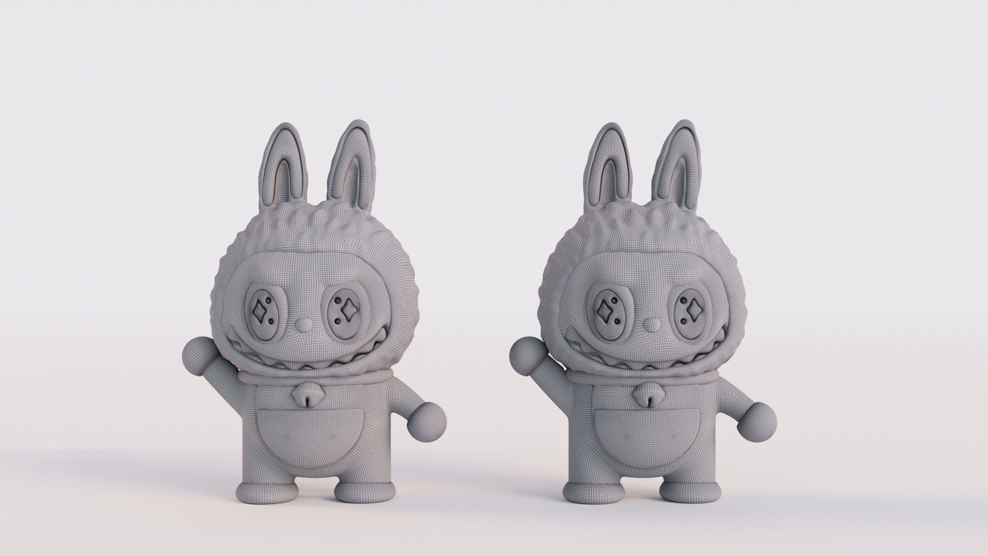 3D LABUBU DORAEMON Model - TurboSquid 2409053