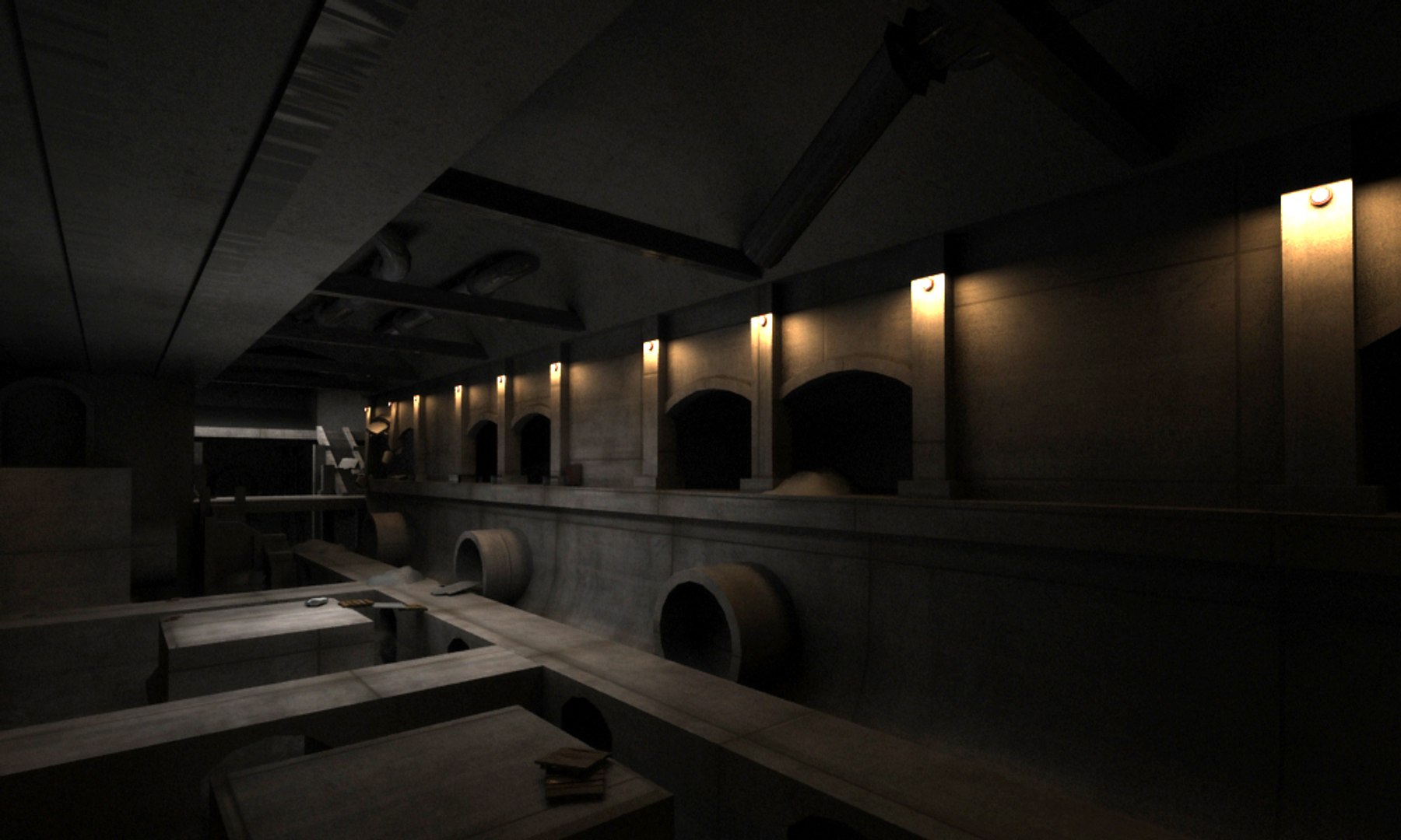 3D Horrible Sewer Scenes Dark - TurboSquid 1581586