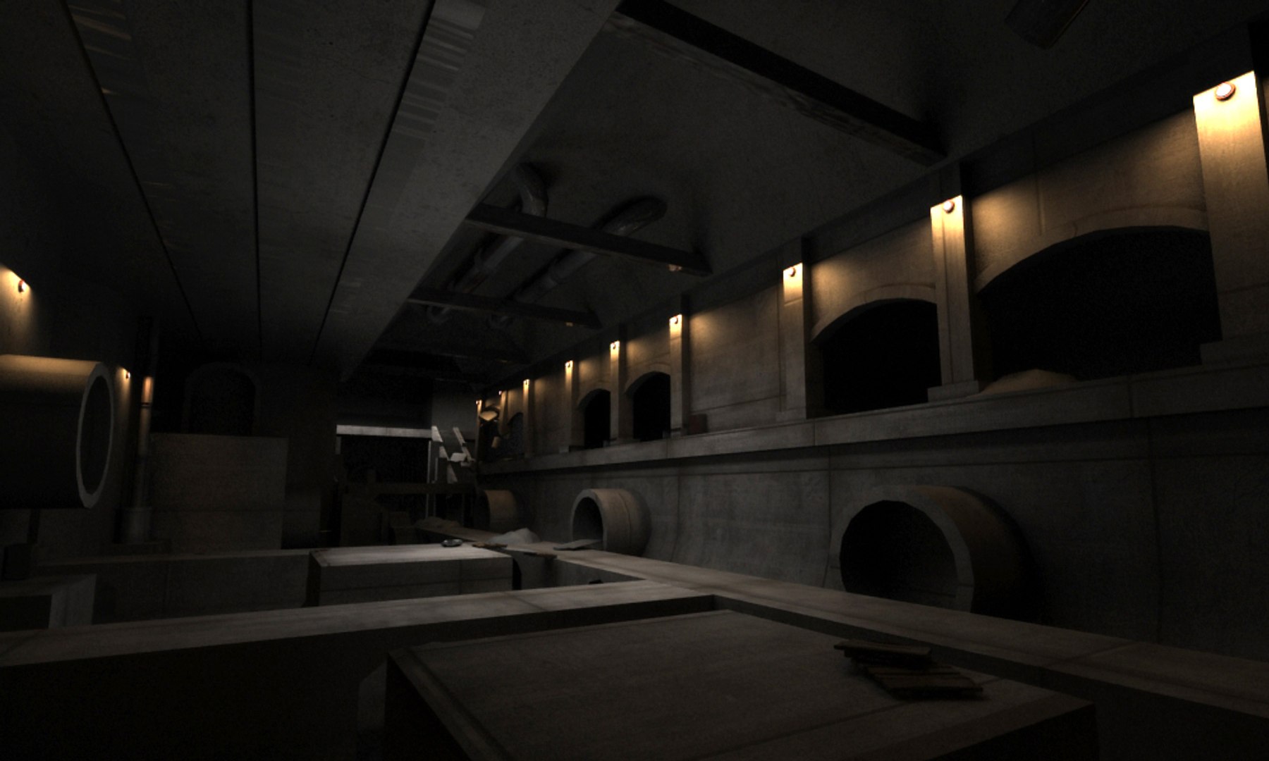 3D Horrible Sewer Scenes Dark - TurboSquid 1581586