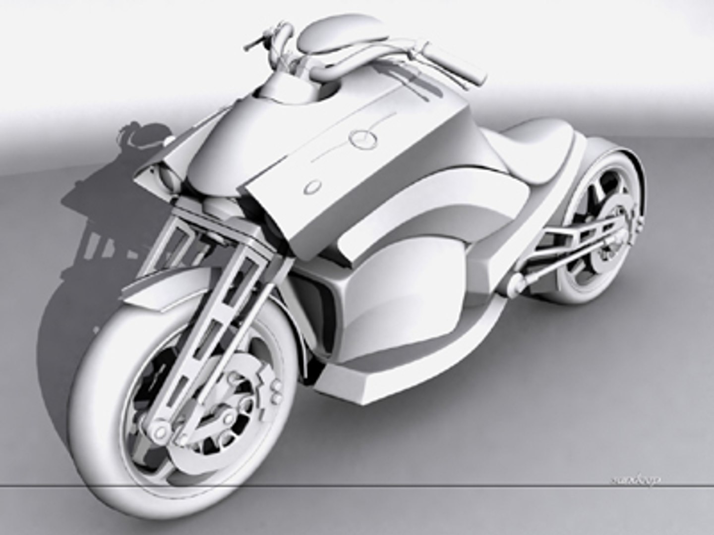 3ds max concept bike