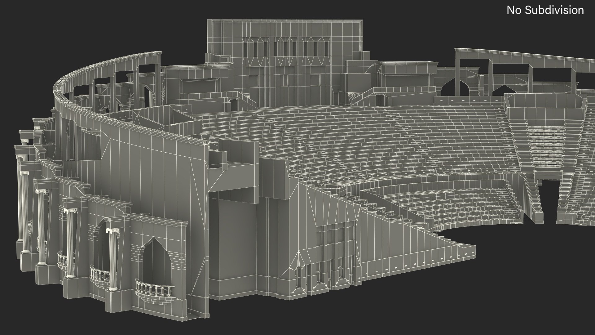 3D Classical Greek Theater - TurboSquid 2296428