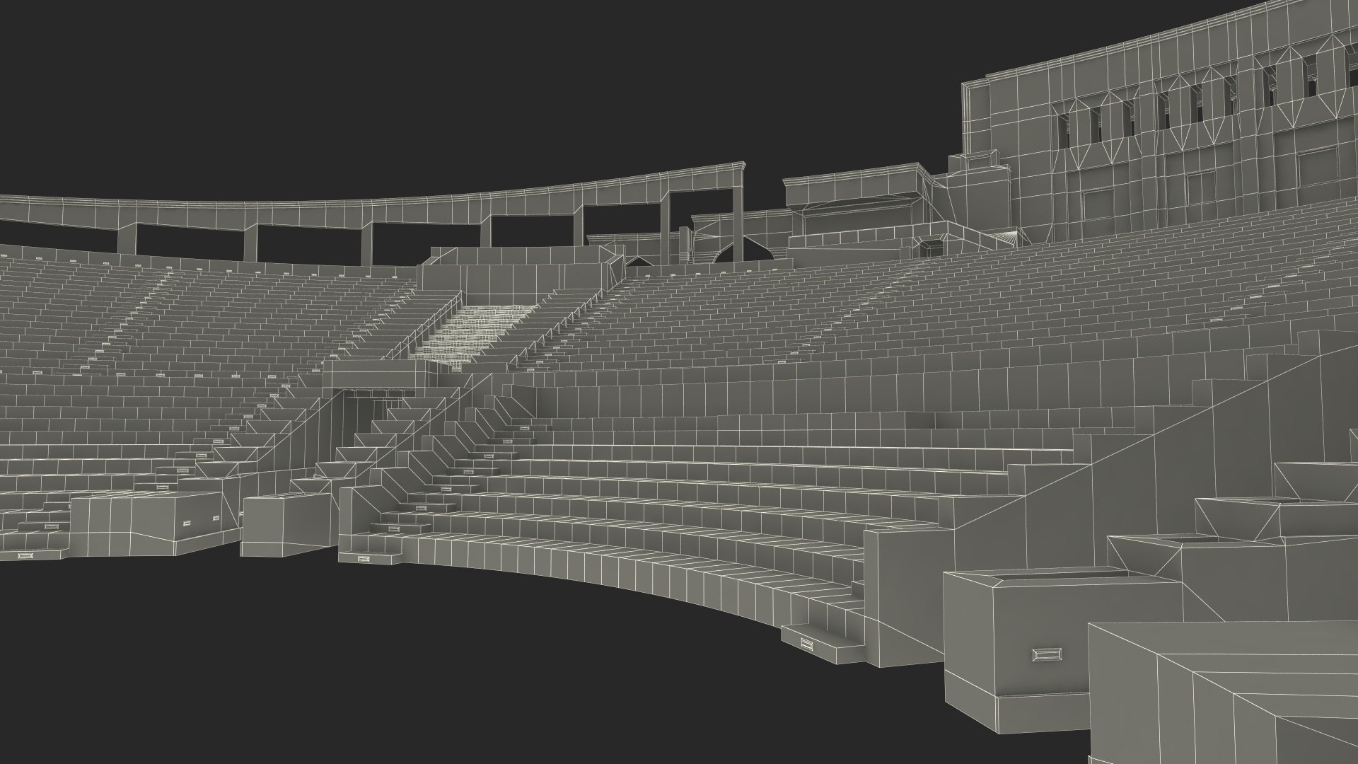 3D Classical Greek Theater - TurboSquid 2296428