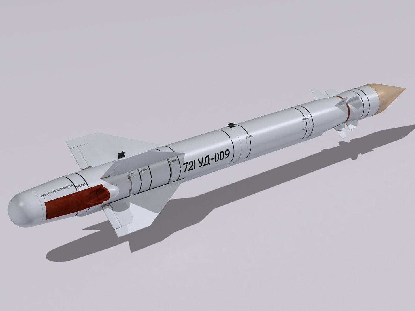 Kh-25 Family Missile 3d Max