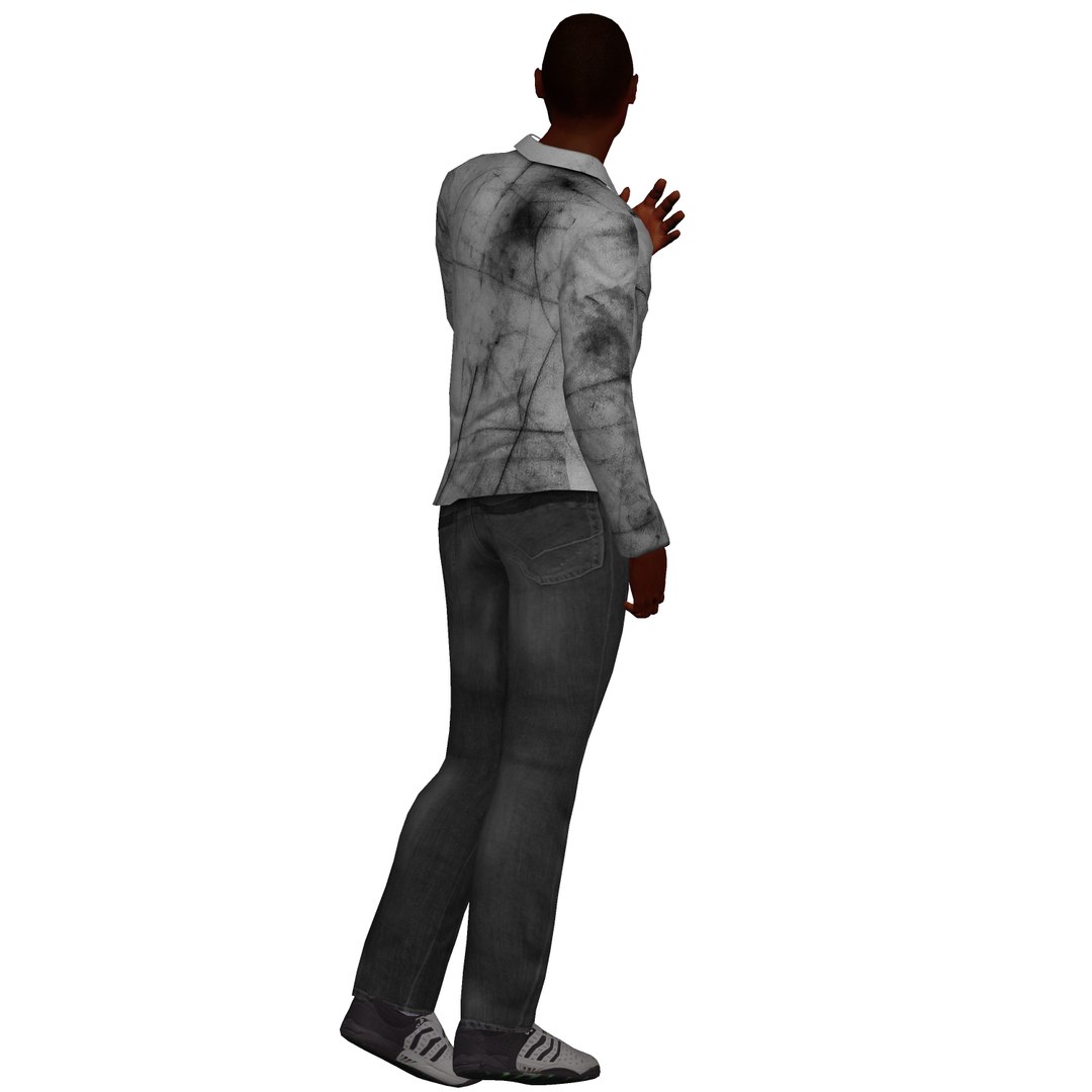 3D Black Man Model - TurboSquid 1599931