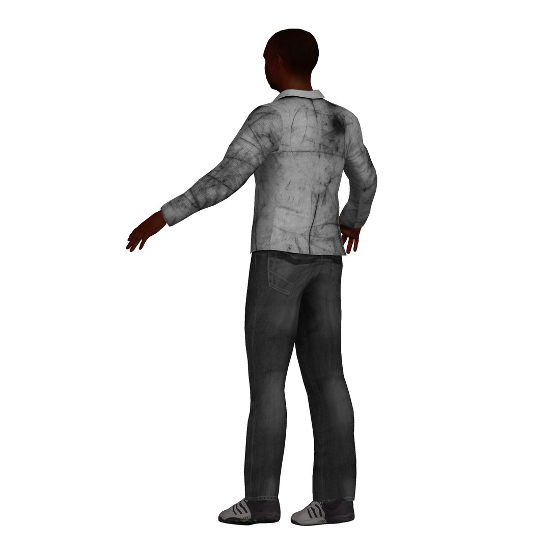 3D Black Man Model - TurboSquid 1599931