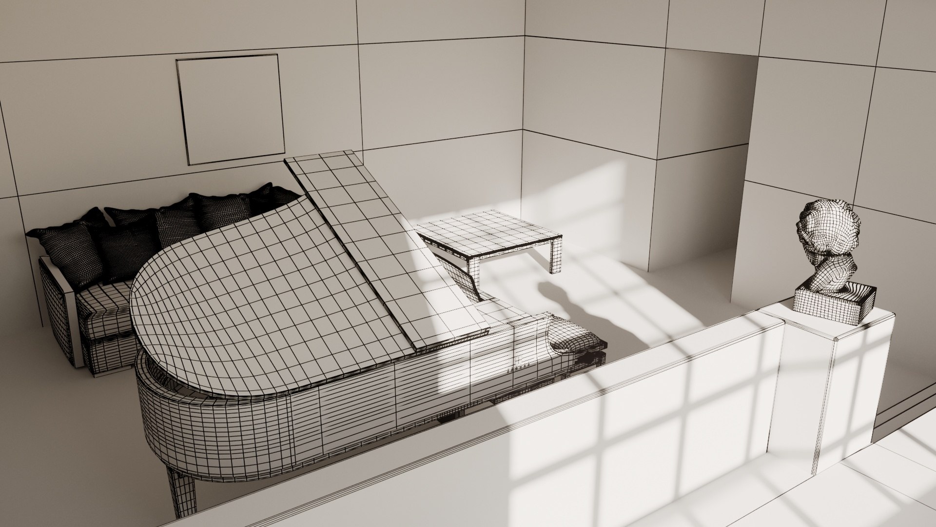 Room Scene 3D Model - TurboSquid 1486163