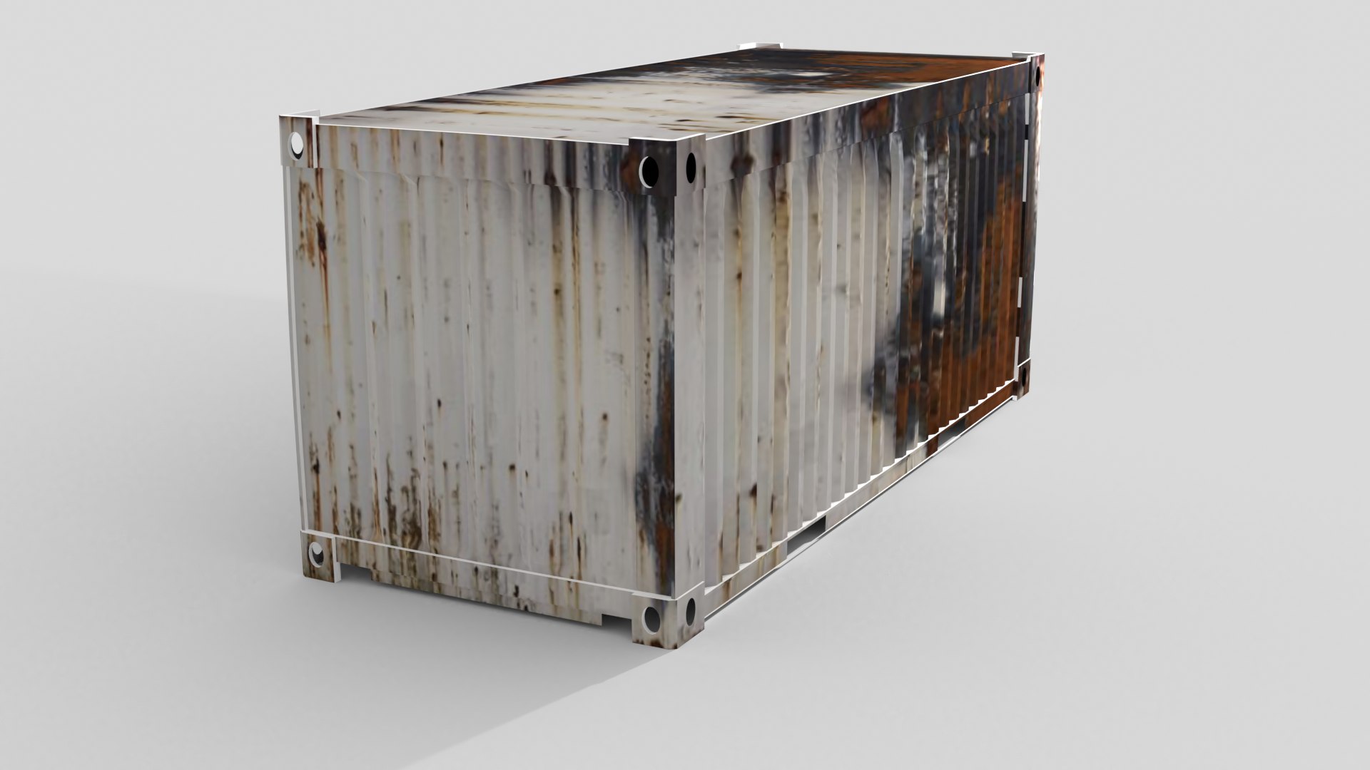 Free Container White 3D Model - TurboSquid 1980814