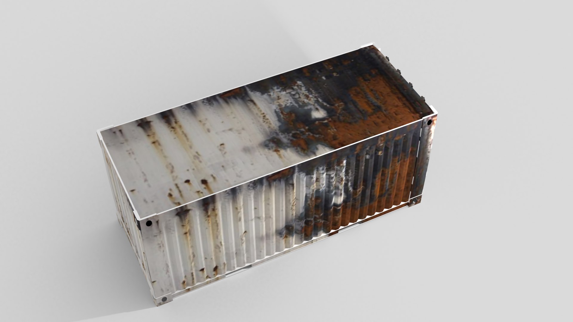 Free Container White 3D Model - TurboSquid 1980814