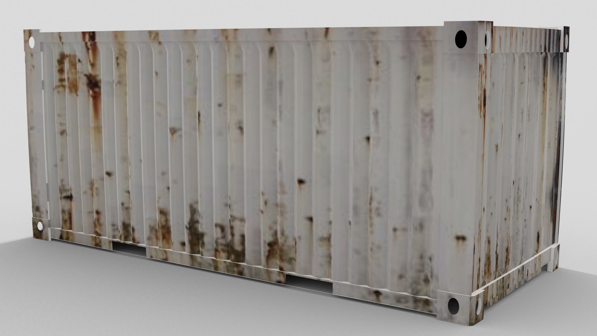 Free Container White 3D Model - TurboSquid 1980814