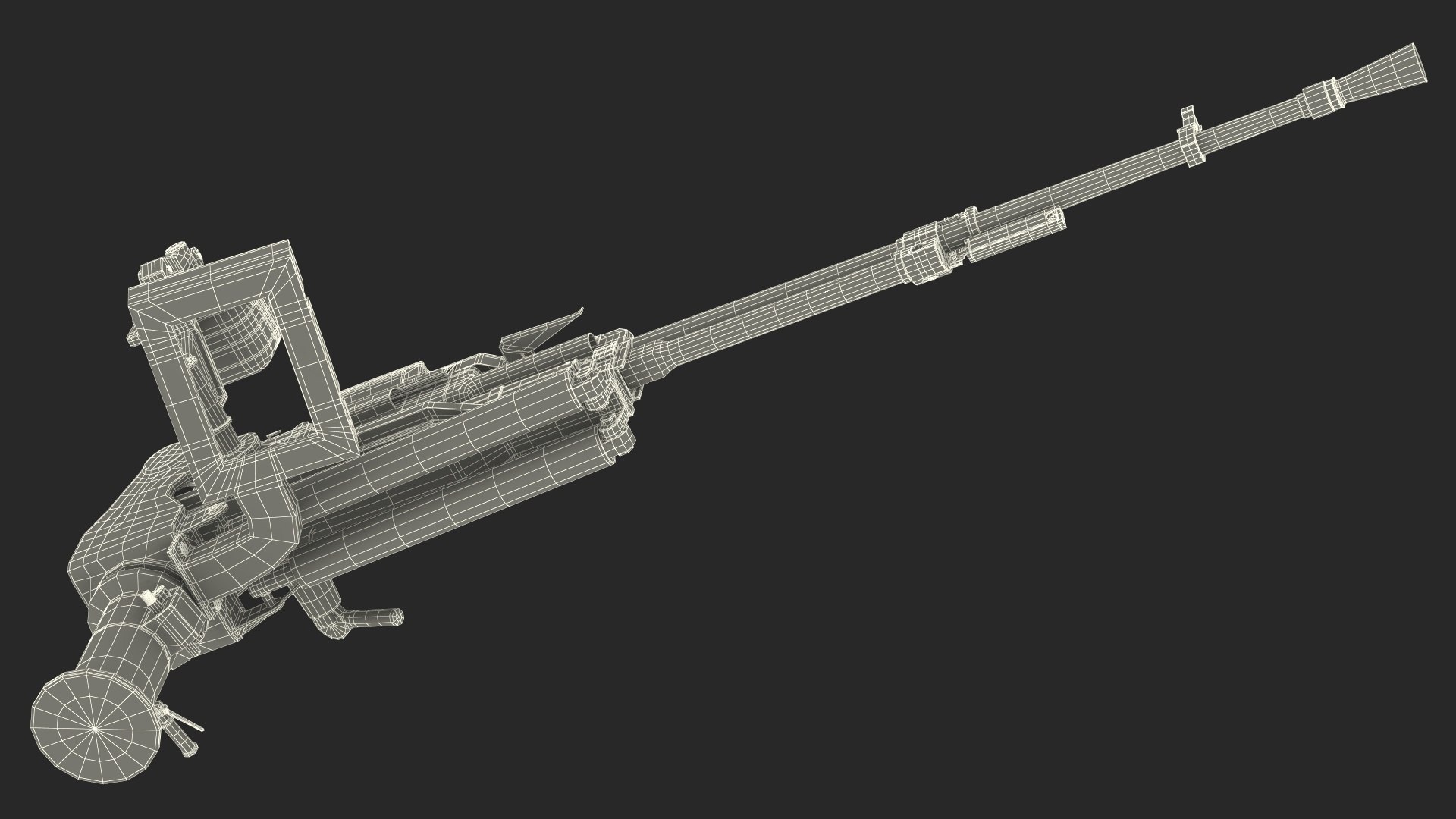NSV Utyos Machine Gun 3D Model - TurboSquid 2080756