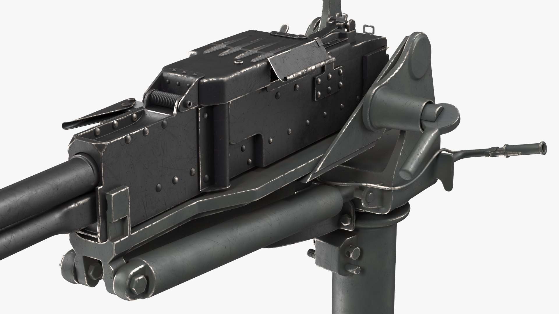 NSV Utyos Machine Gun 3D model - TurboSquid 2080756