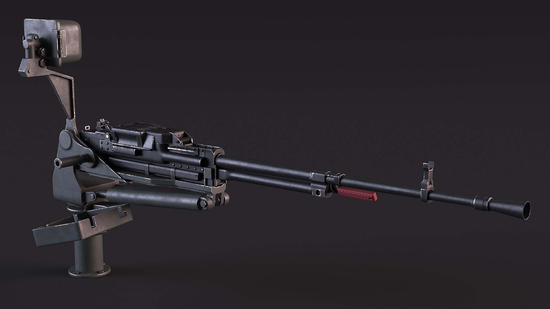 NSV Utyos Machine Gun 3D model - TurboSquid 2080756