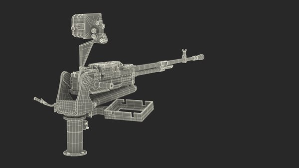 modelo 3d NSV Utyos Machine Gun - TurboSquid 2080756