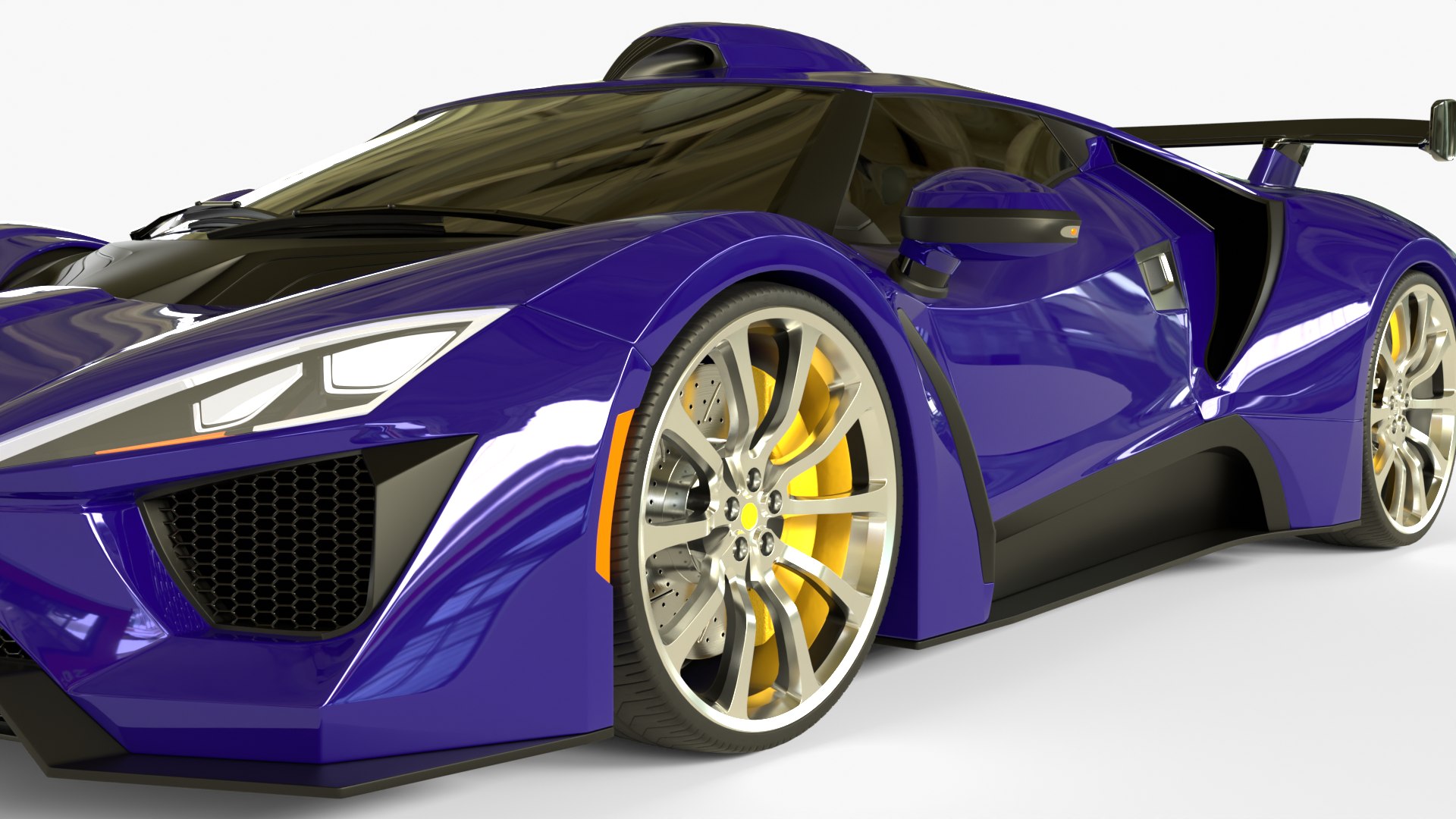 Generic Super Sports Car Model - TurboSquid 2347629
