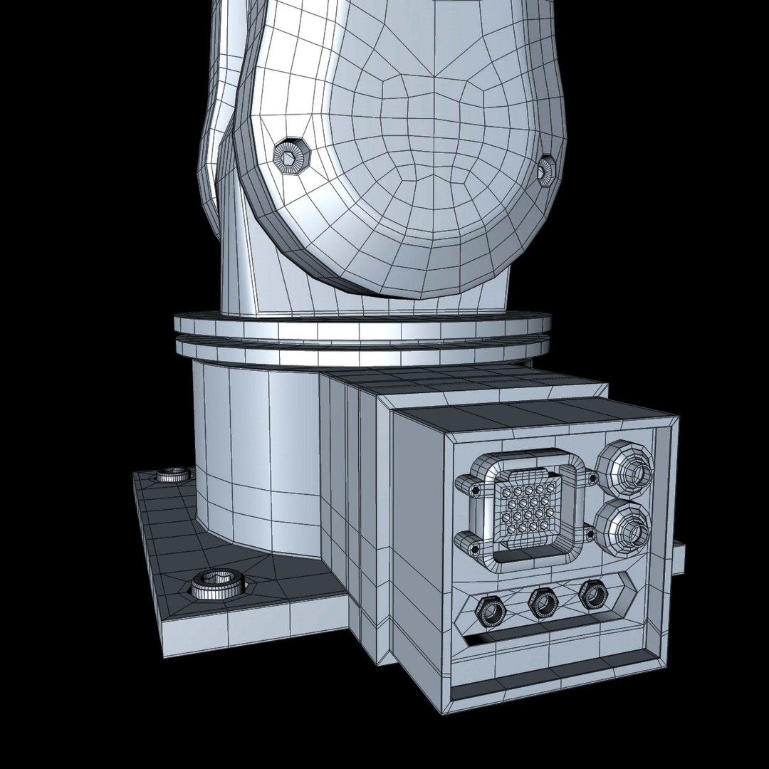 3d Model Industrial Robot Arm