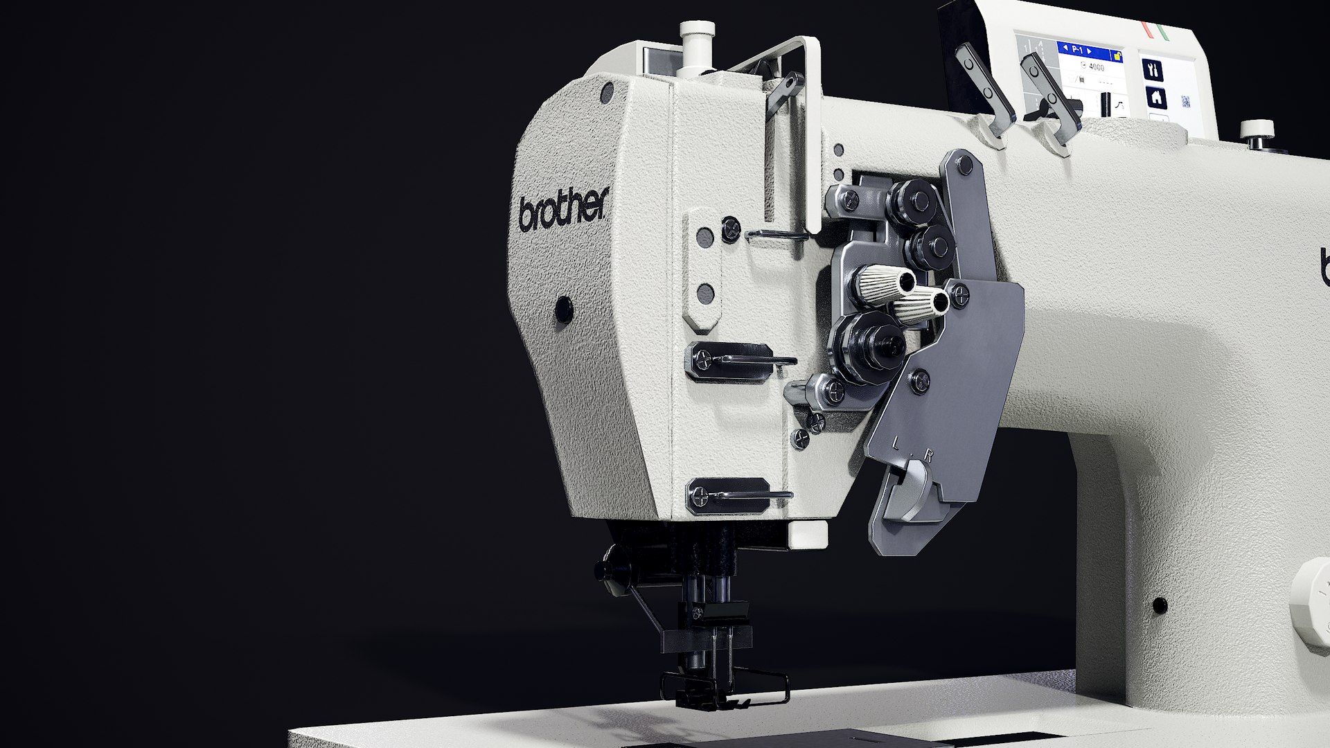 Sewing Machine Brother PBR 3D Model - TurboSquid 1846900