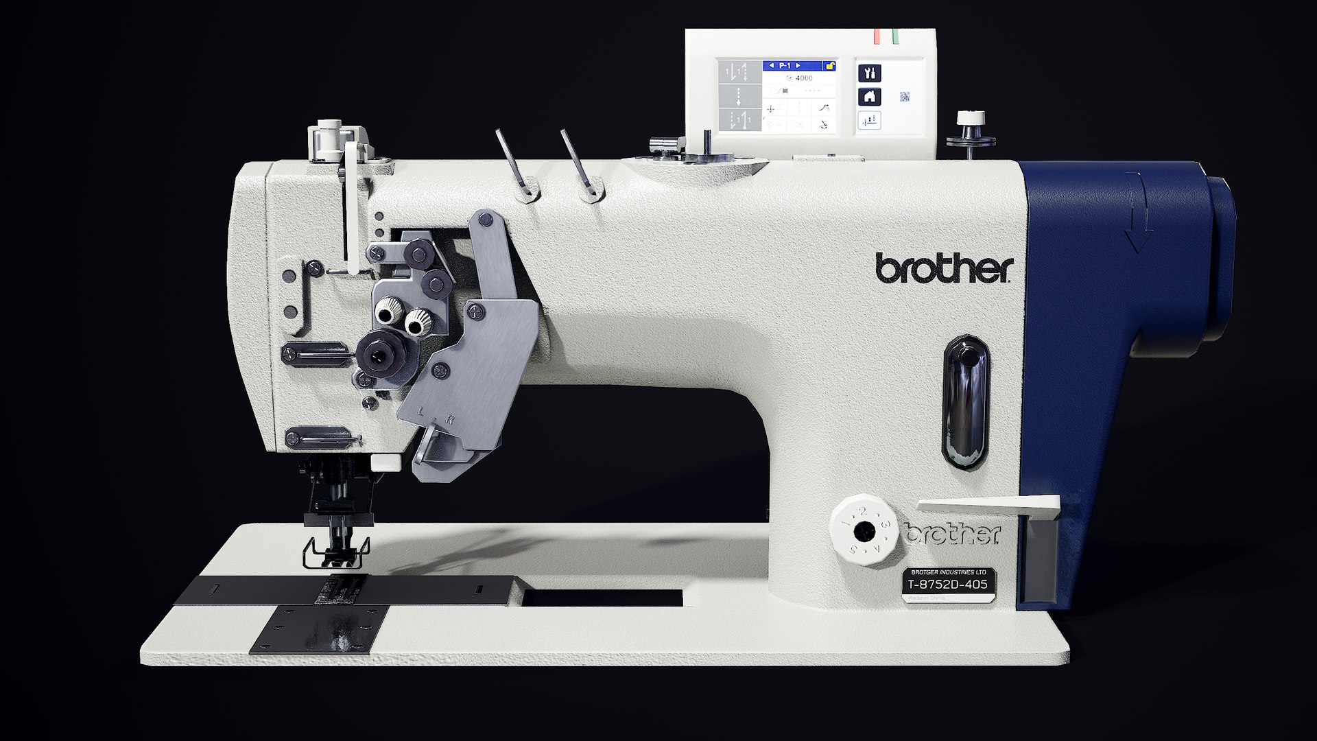 Sewing Machine Brother PBR 3D Model - TurboSquid 1846900