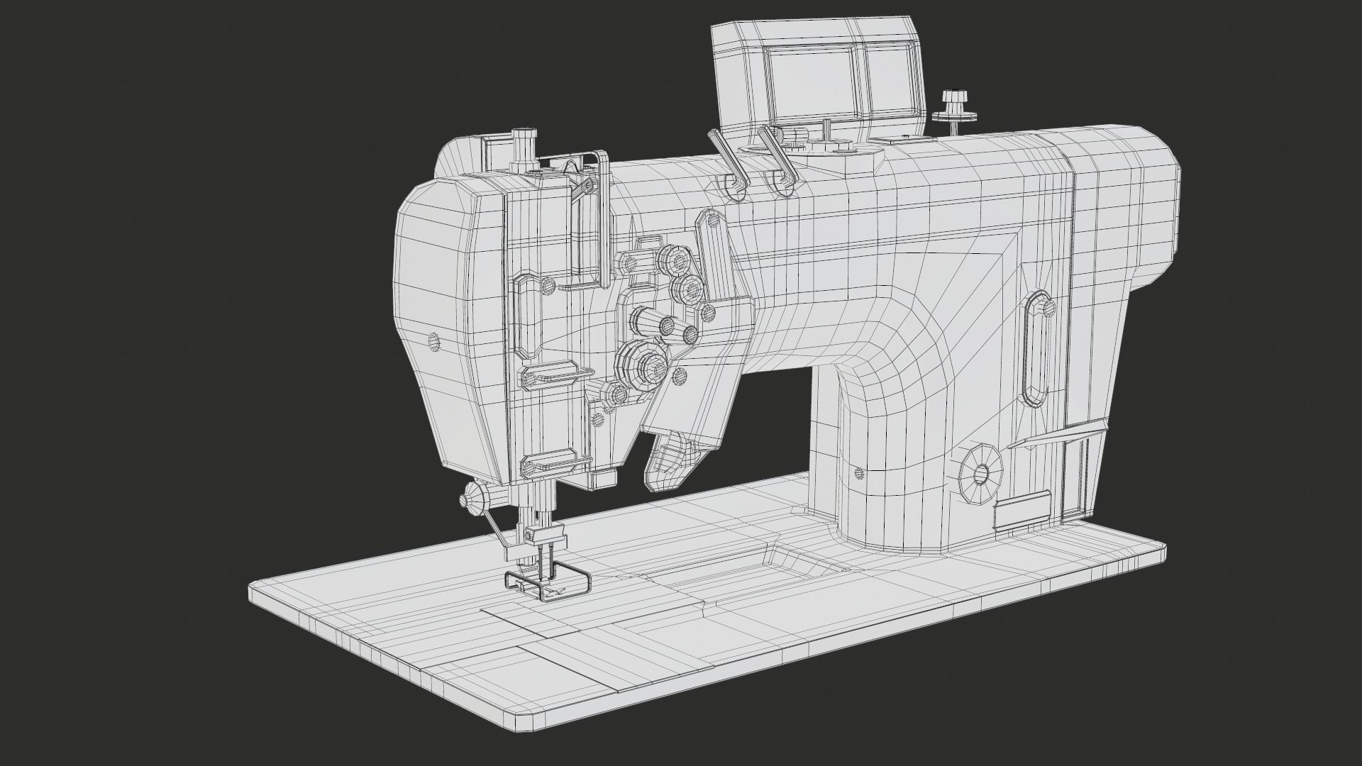Sewing Machine Brother PBR 3D Model - TurboSquid 1846900