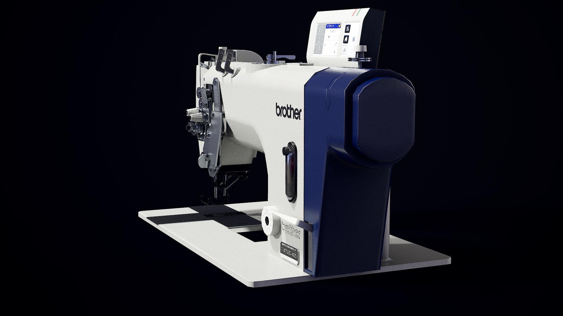Sewing Machine Brother PBR 3D Model - TurboSquid 1846900