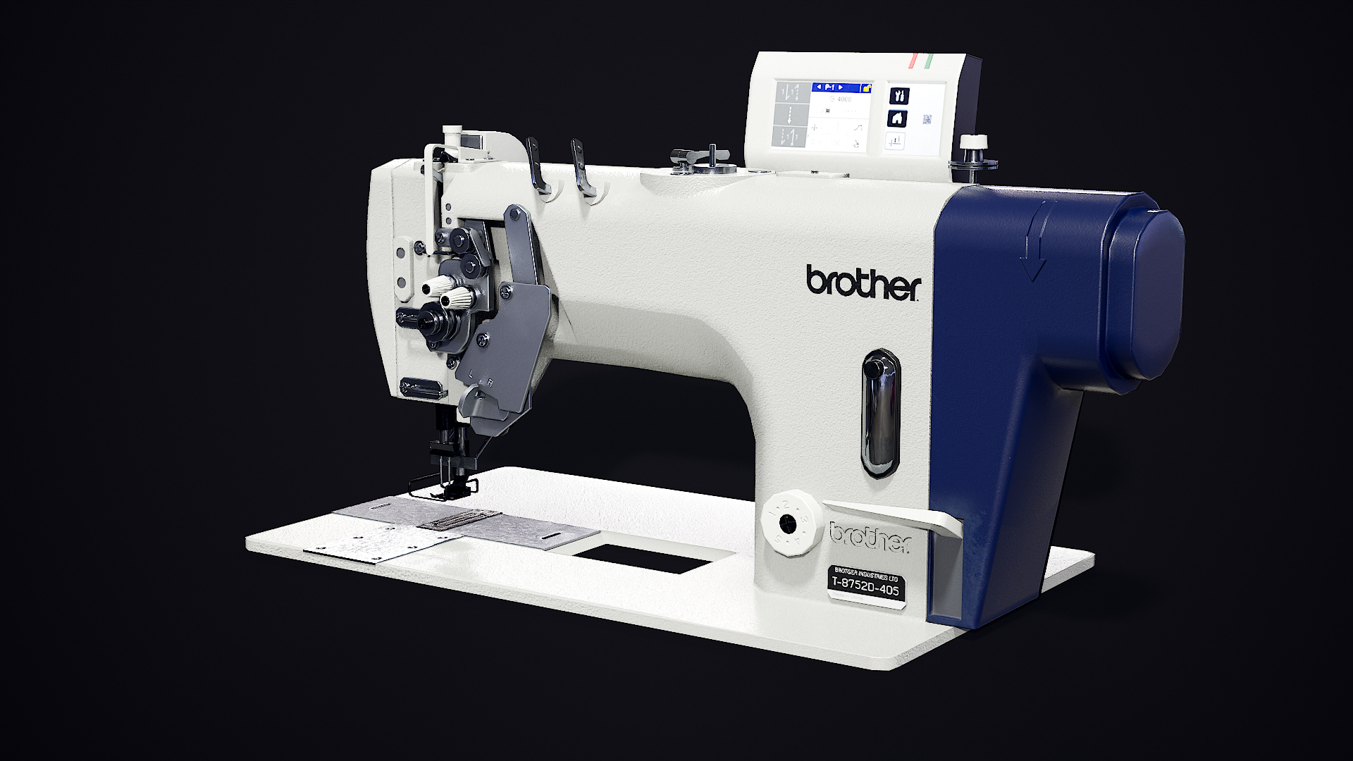 Sewing Machine Brother PBR 3D Model - TurboSquid 1846900