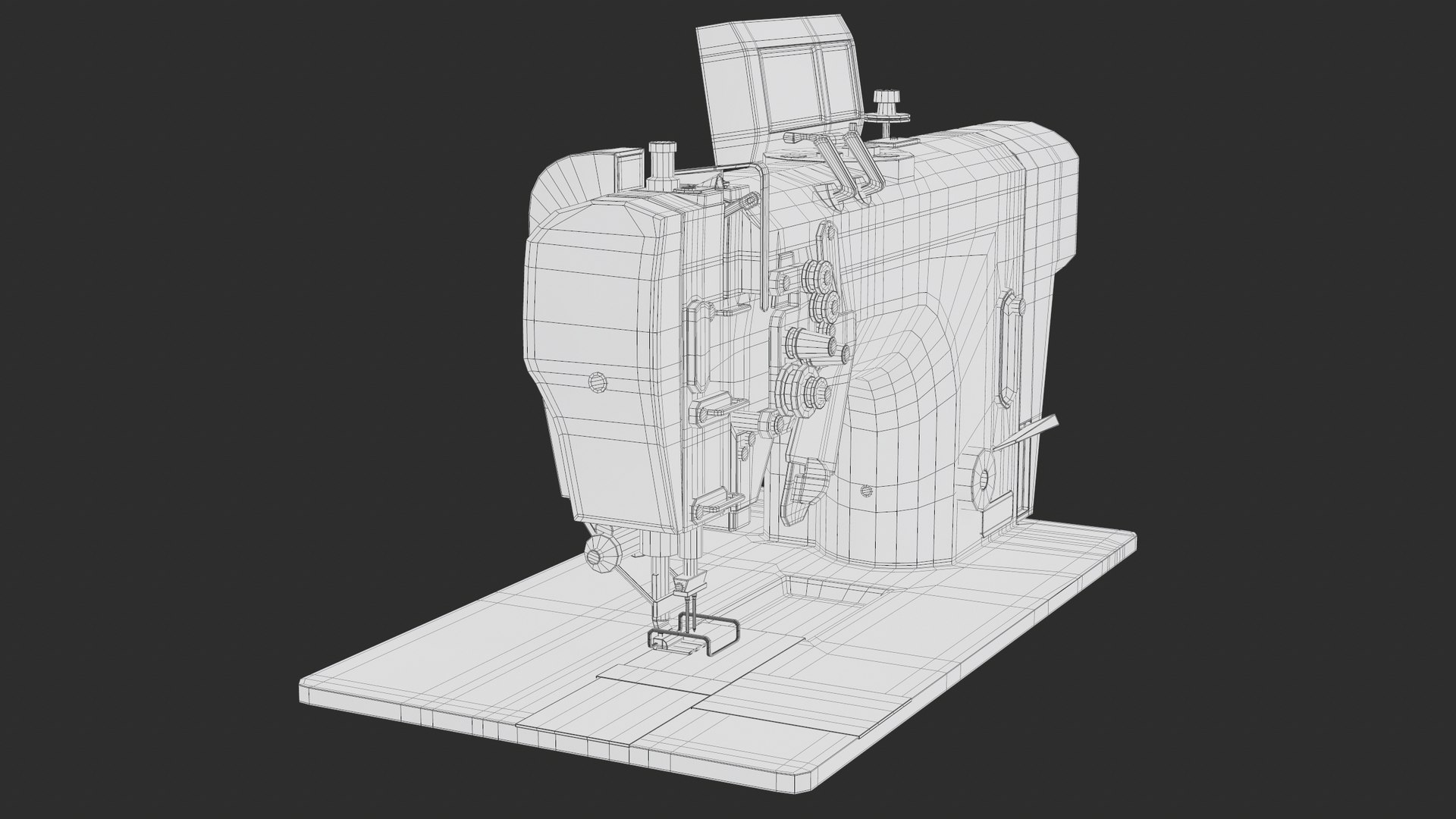 Sewing Machine Brother PBR 3D Model - TurboSquid 1846900