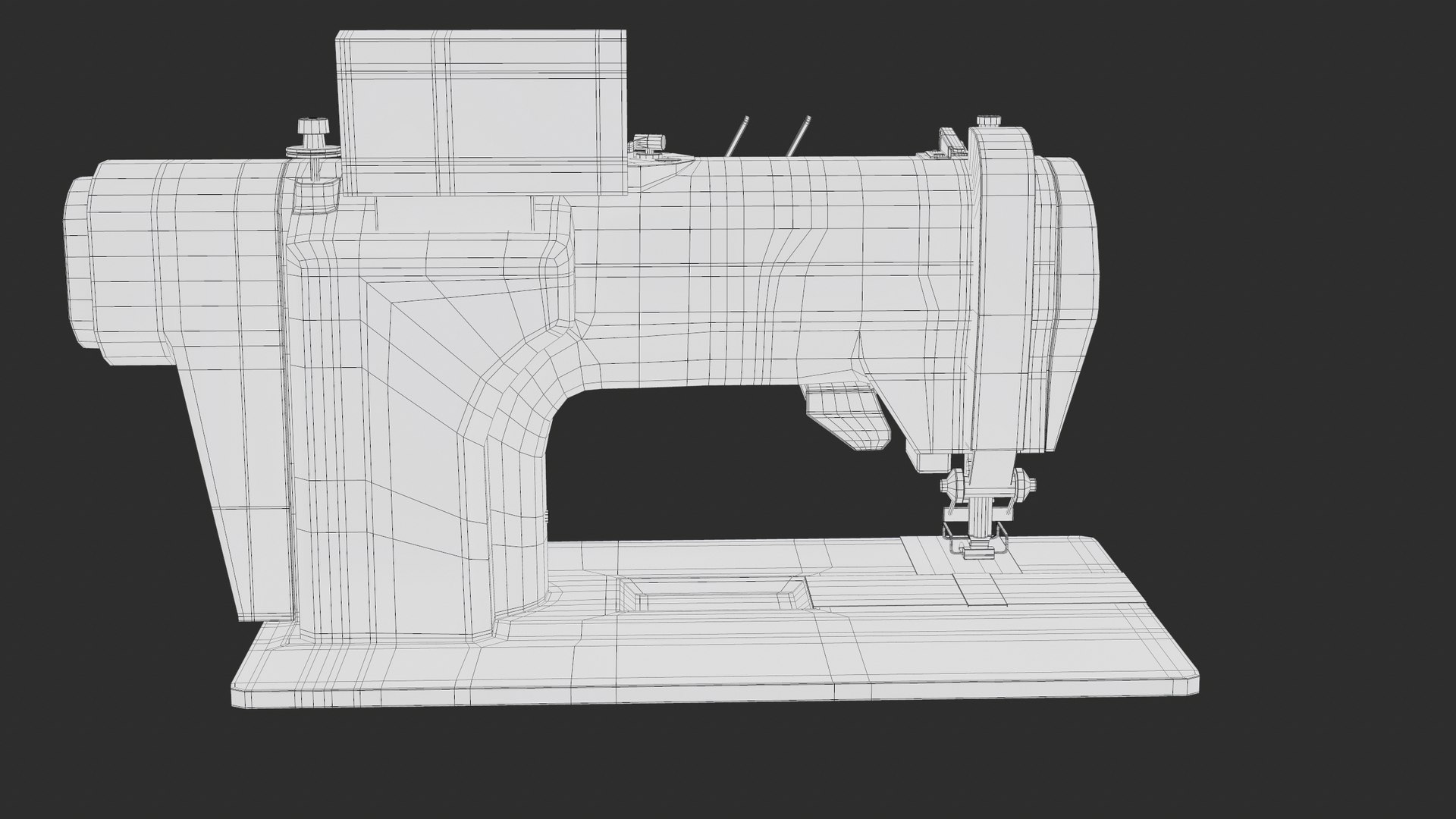 Sewing Machine Brother PBR 3D Model - TurboSquid 1846900