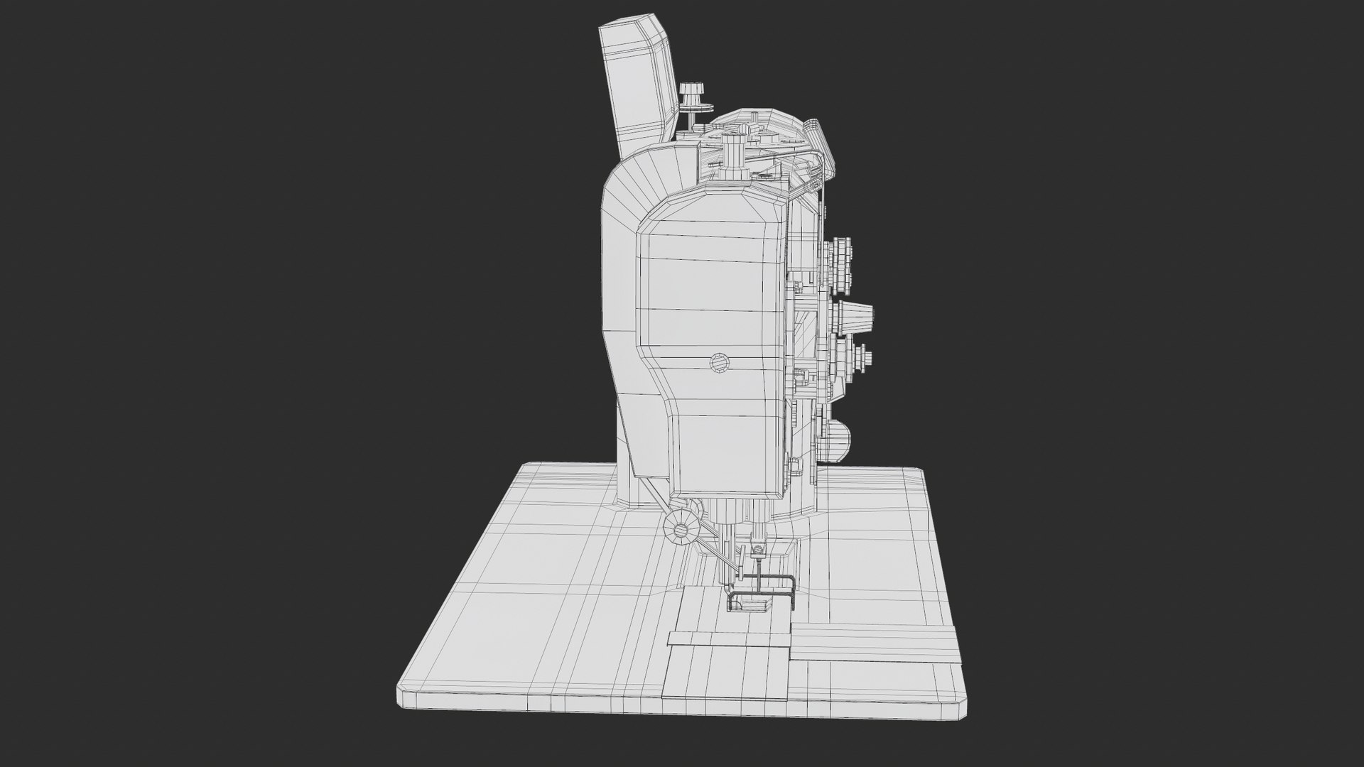 Sewing Machine Brother PBR 3D Model - TurboSquid 1846900