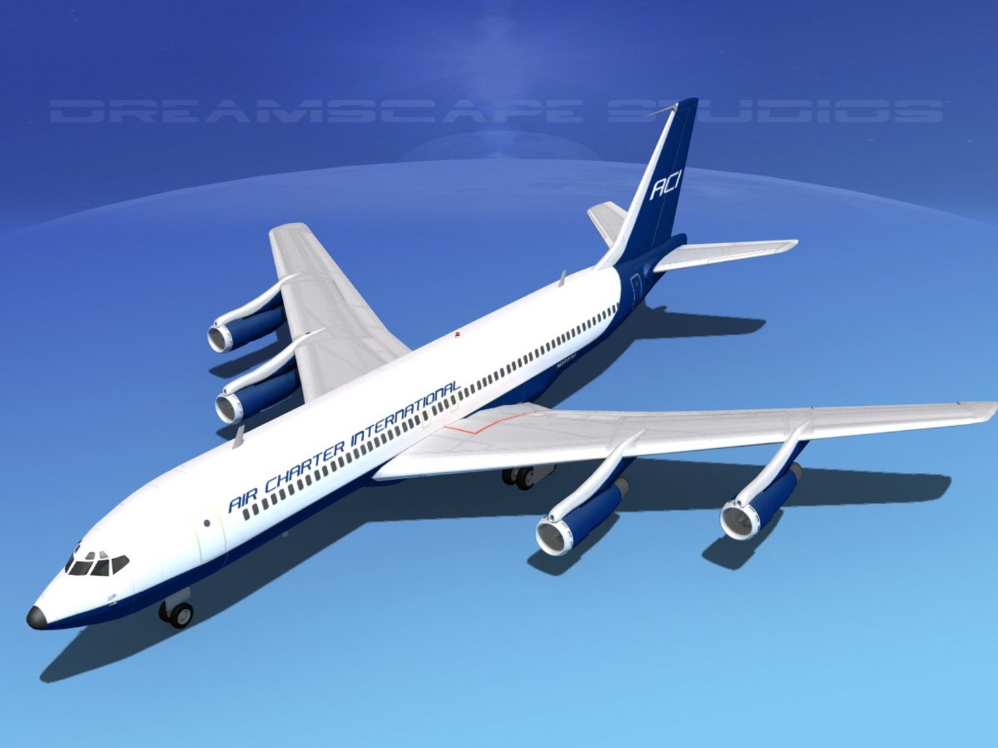 707-320 airlines boeing 707 dwg