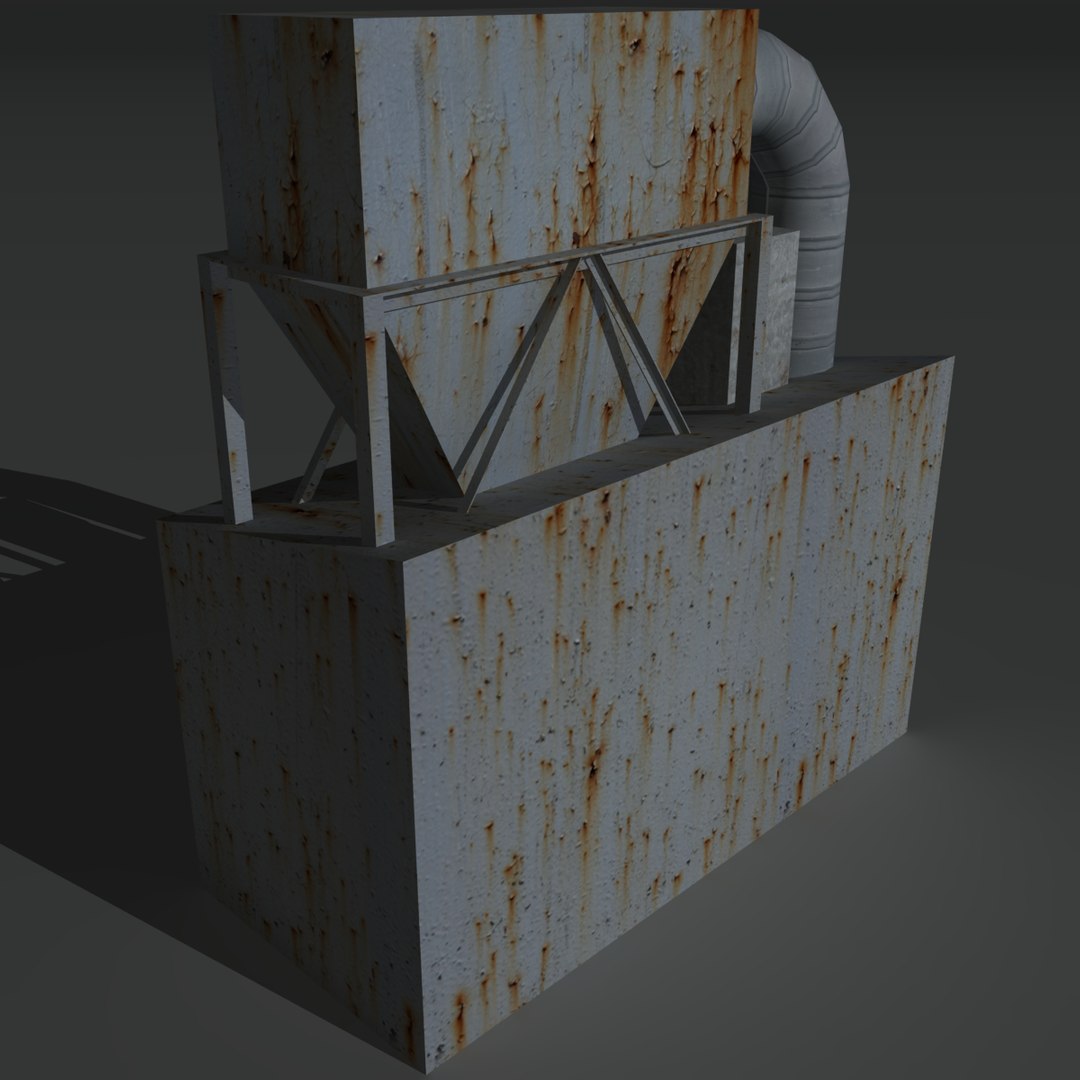 Industrial Extractor 3d Obj