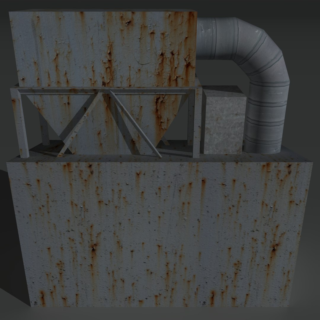 Industrial Extractor 3d Obj