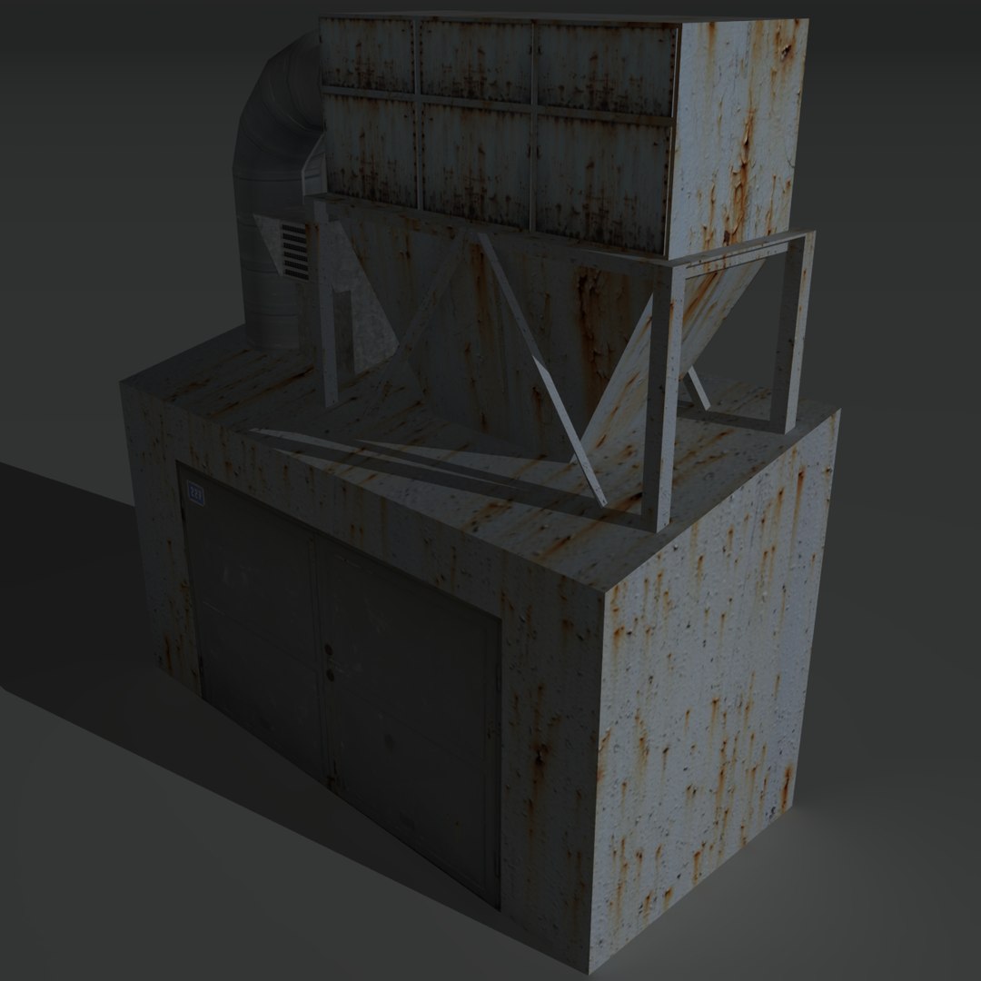 Industrial Extractor 3d Obj