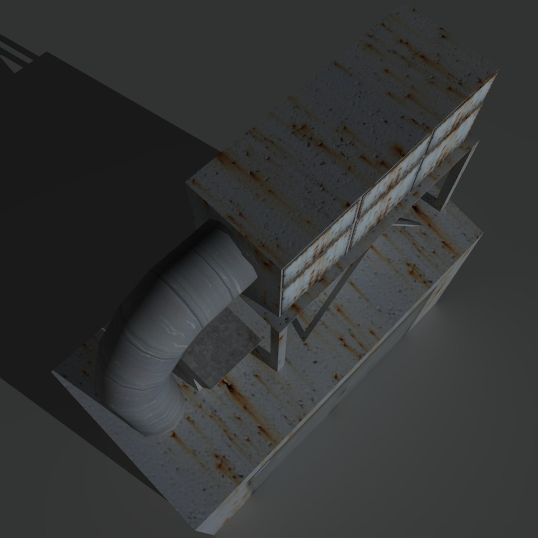 Industrial Extractor 3d Obj