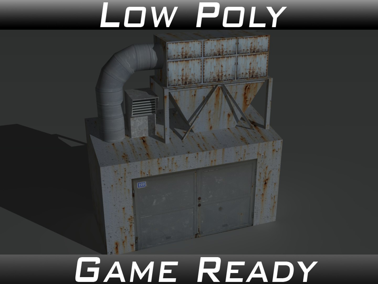 Industrial Extractor 3d Obj