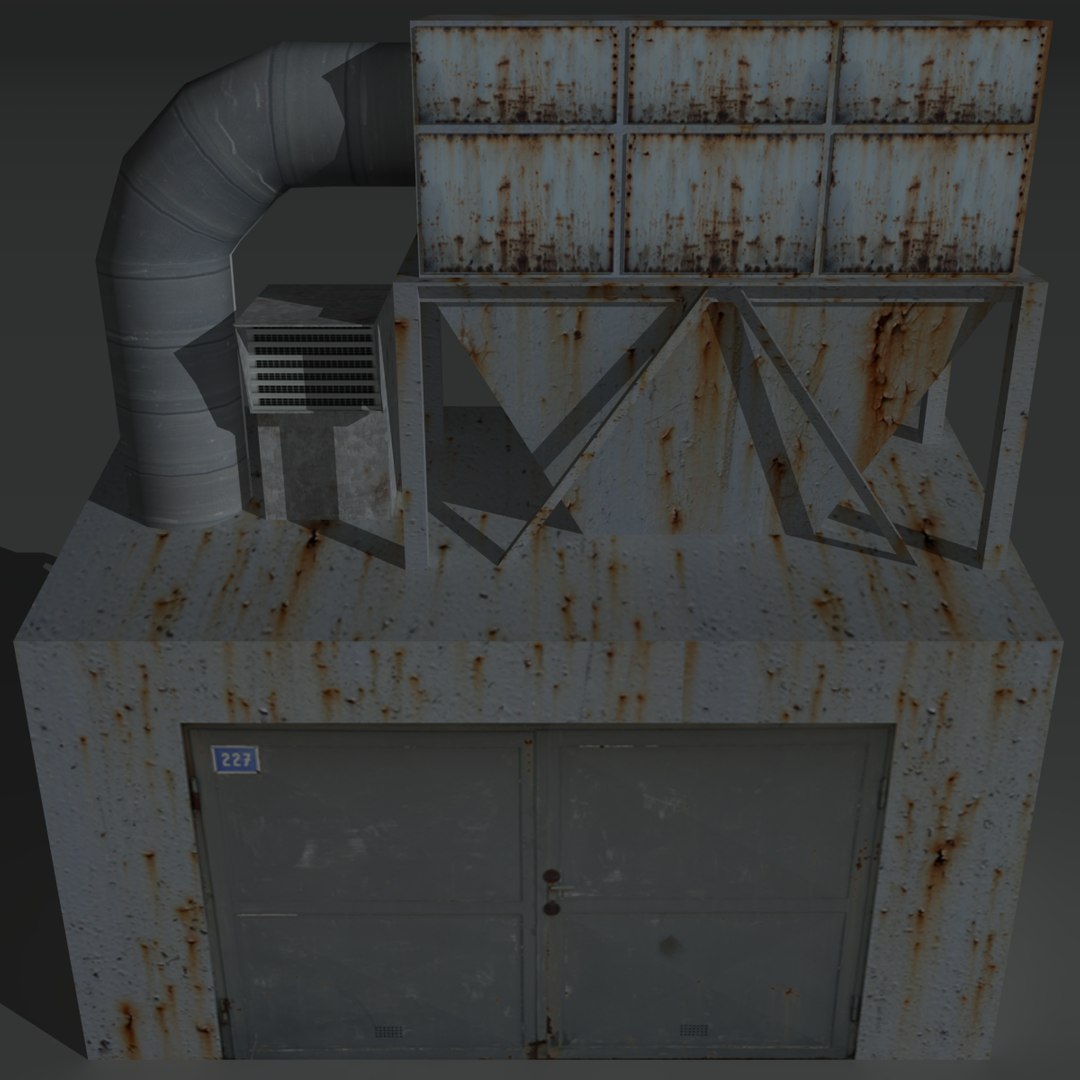 Industrial Extractor 3d Obj