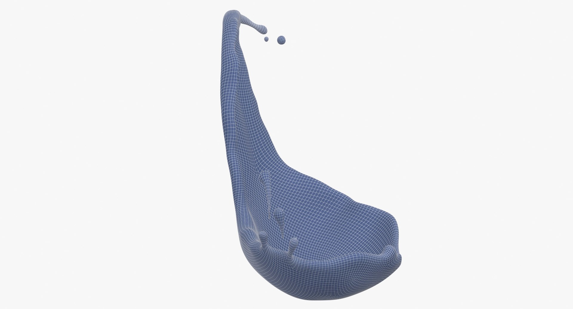 Prop 12 Cream Splash Type 03 3D - TurboSquid 2144592