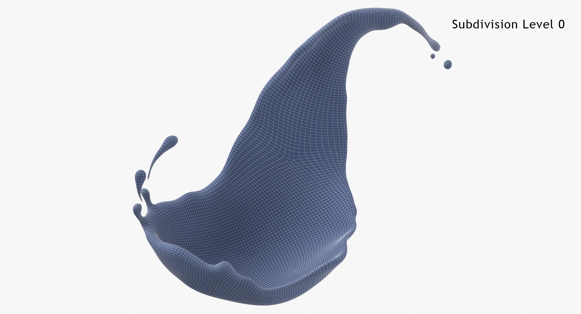 Prop 12 Cream Splash Type 03 3D - TurboSquid 2144592