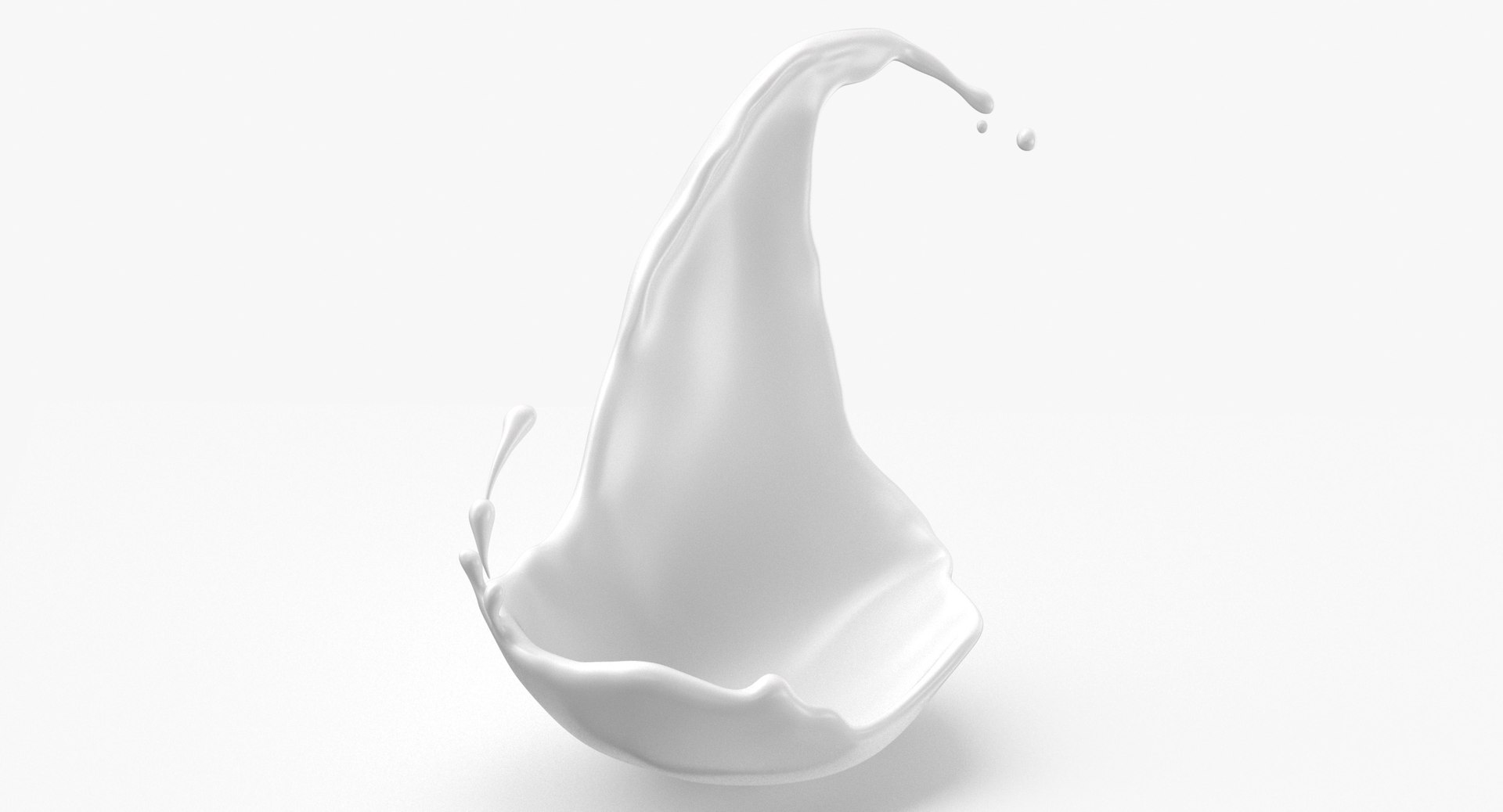 Prop 12 Cream Splash Type 03 3D - TurboSquid 2144592