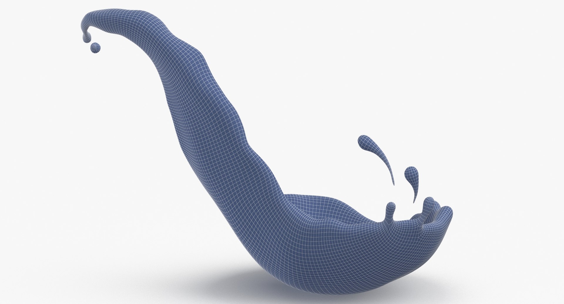 Prop 12 Cream Splash Type 03 3D - TurboSquid 2144592