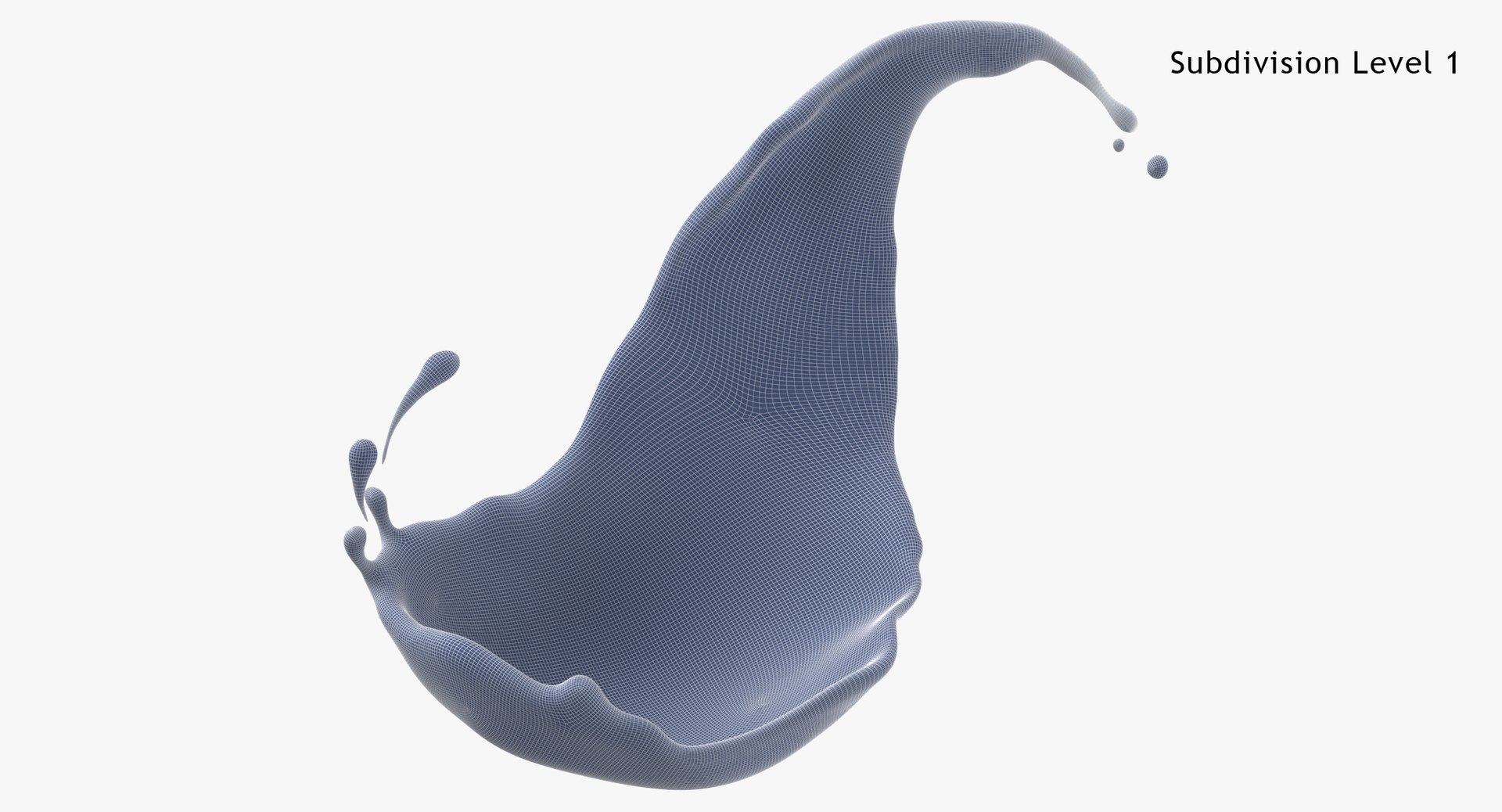 Prop 12 Cream Splash Type 03 3D - TurboSquid 2144592