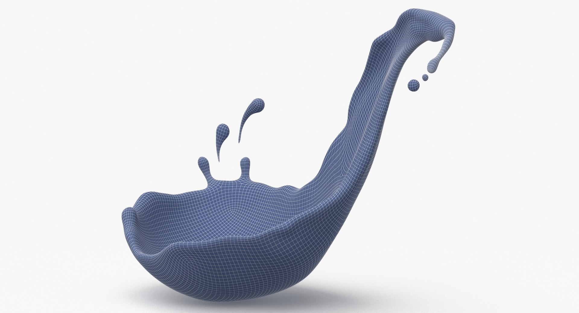 Prop 12 Cream Splash Type 03 3D - TurboSquid 2144592