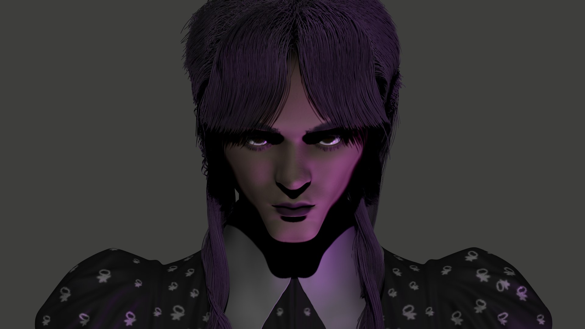 Wednesday Addams 3D - TurboSquid 2000571