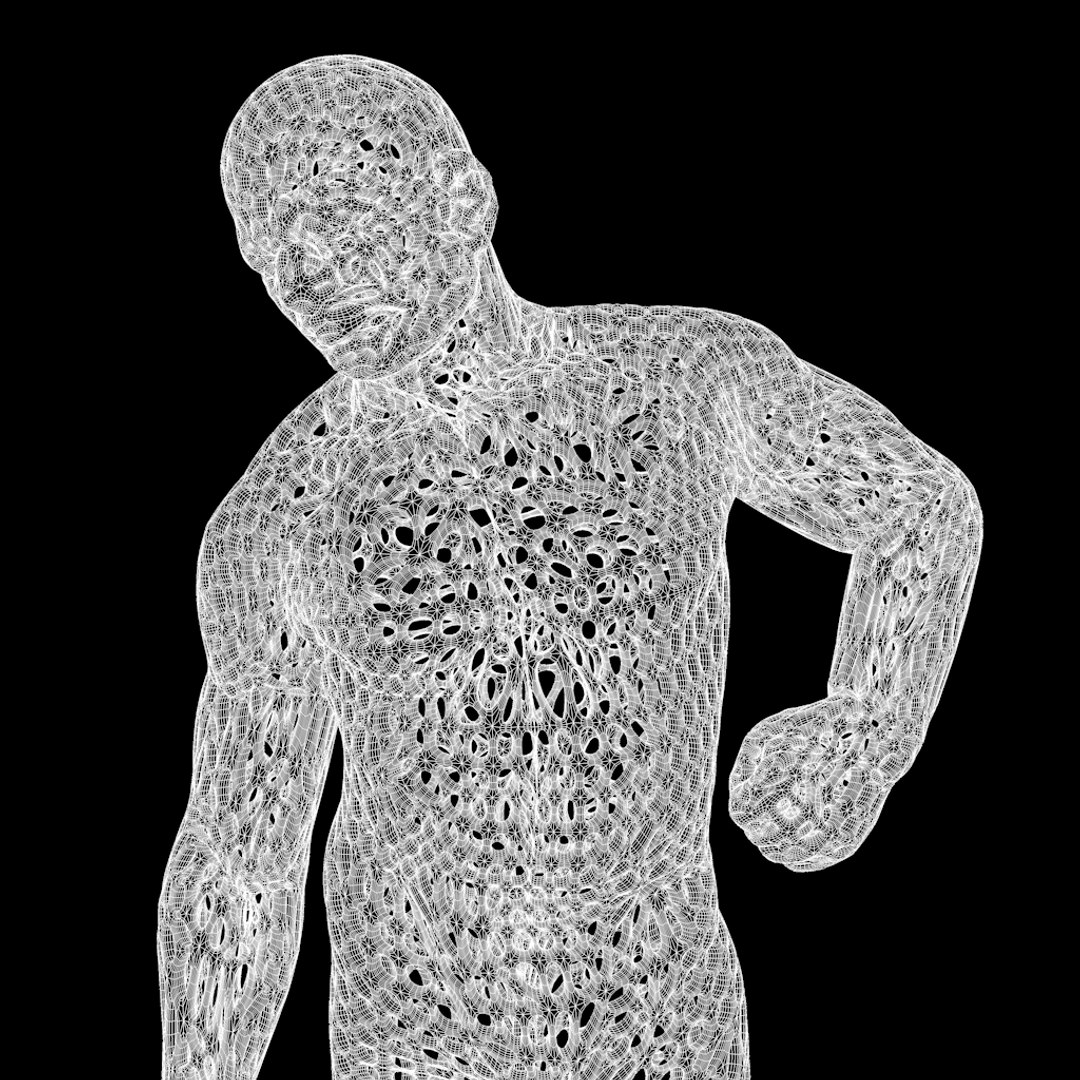 3D Abstract Man - TurboSquid 1342574