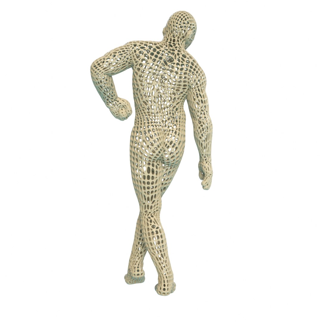 3D Abstract Man - TurboSquid 1342574