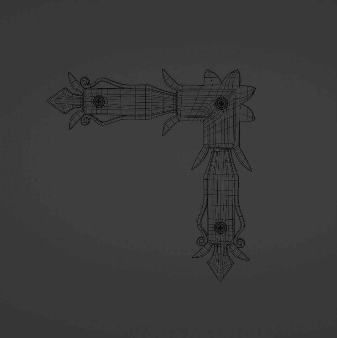 3D Forged Furniture Fittings Set - TurboSquid 2094572