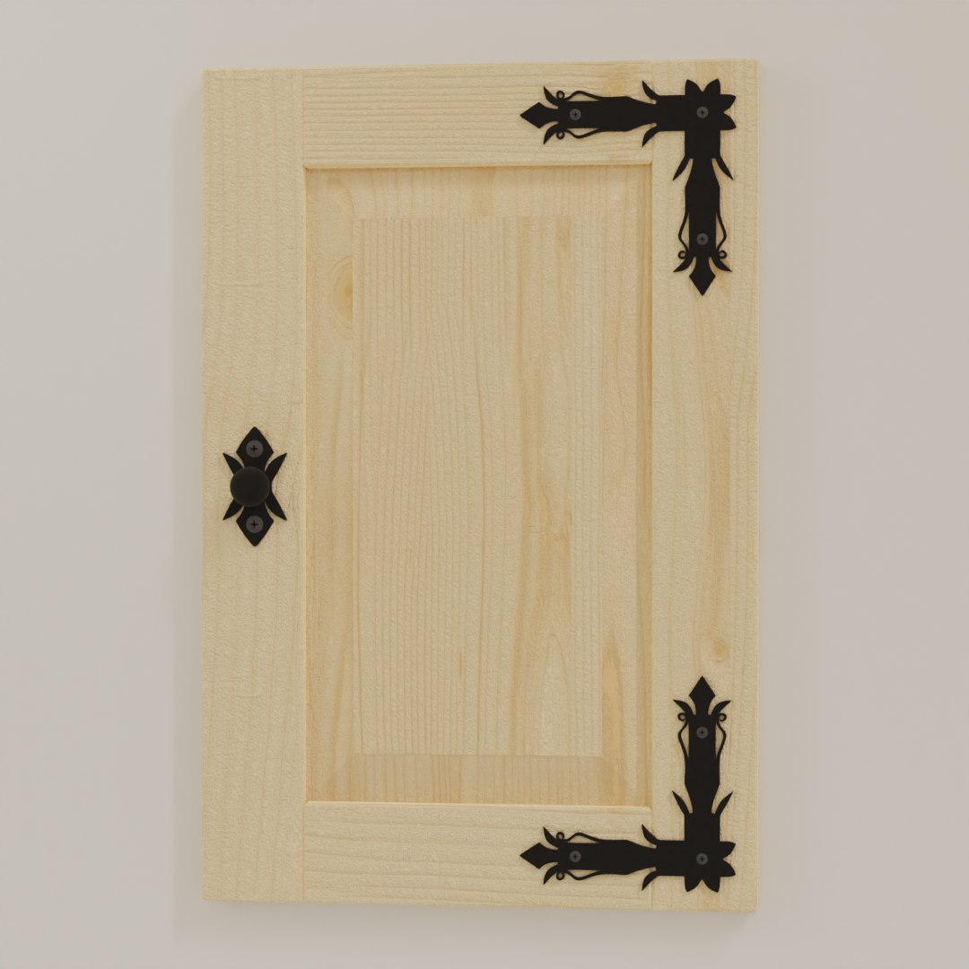 3D Forged Furniture Fittings Set - TurboSquid 2094572