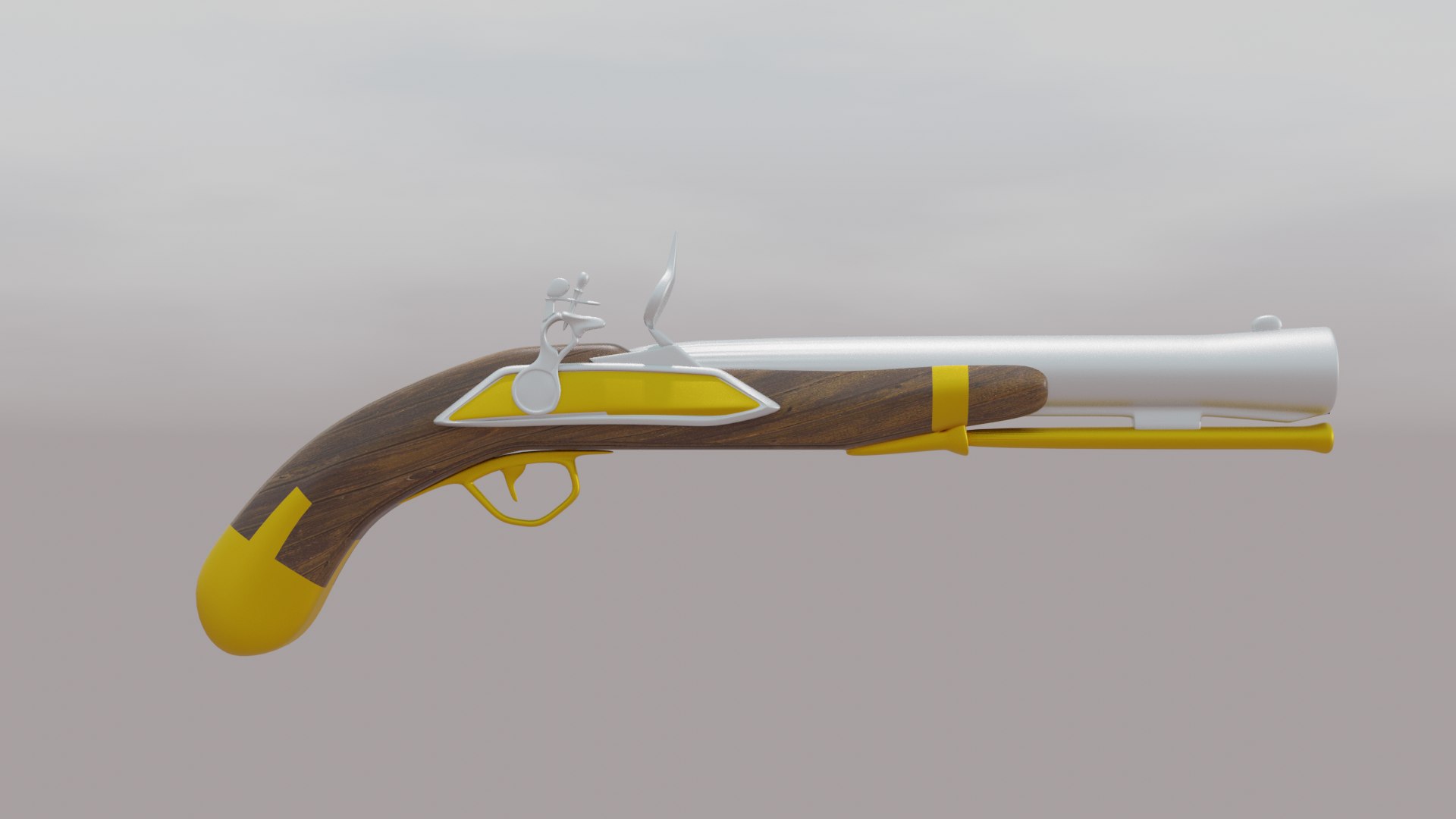 3D Flintlock Flint Lock Model - TurboSquid 1559718