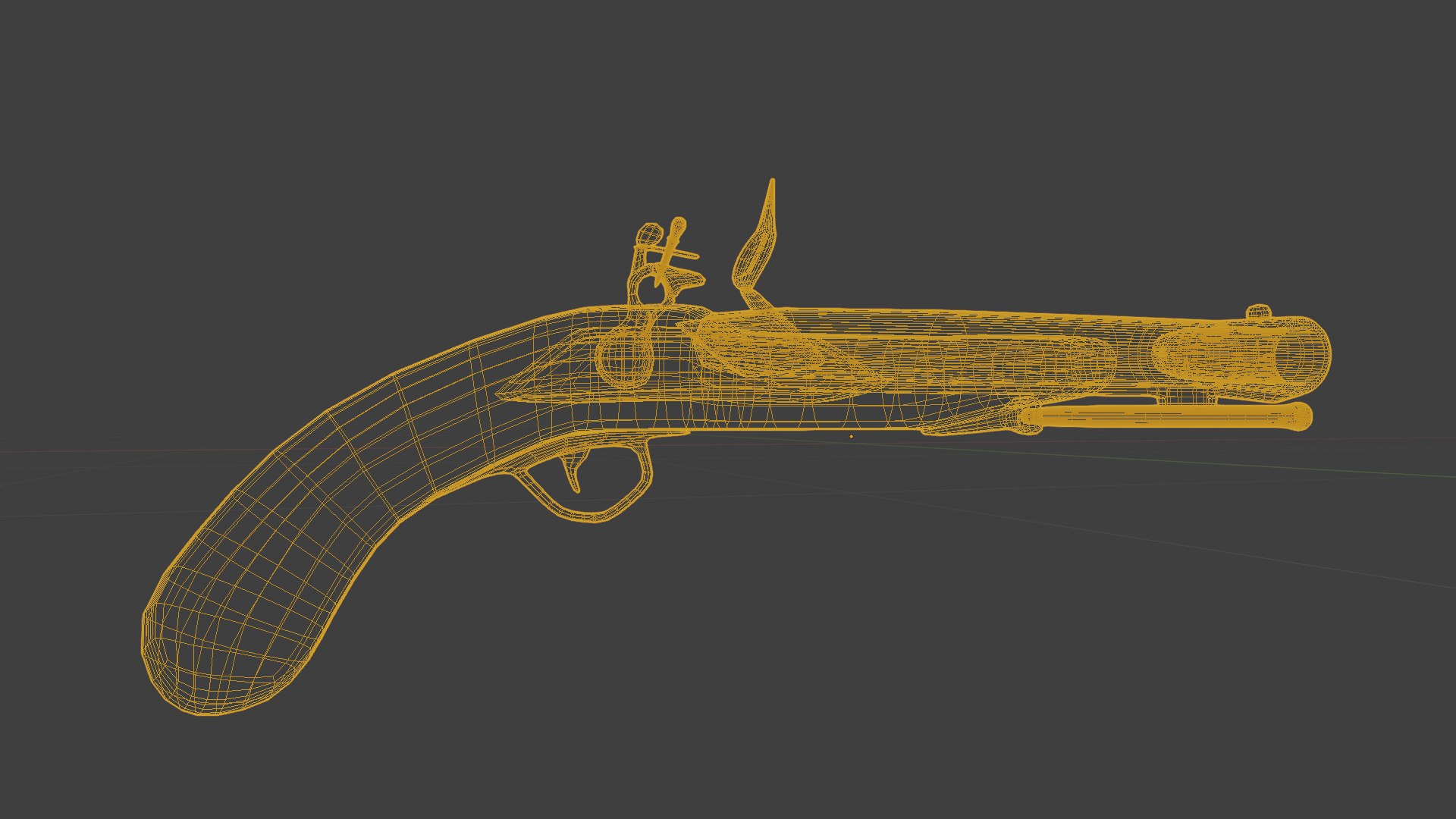 3D Flintlock Flint Lock Model - TurboSquid 1559718