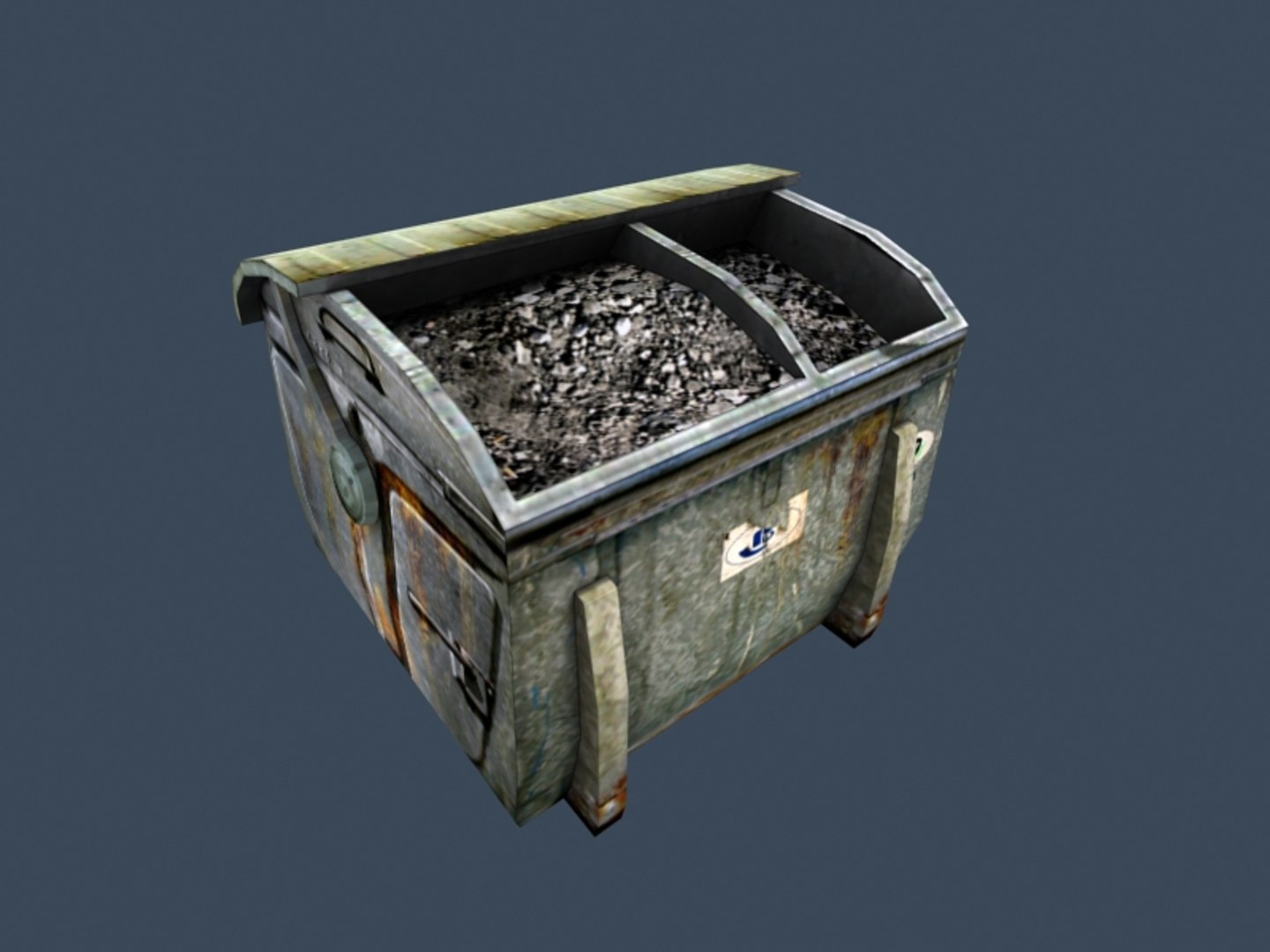 Trash Dumpster 3d Model
