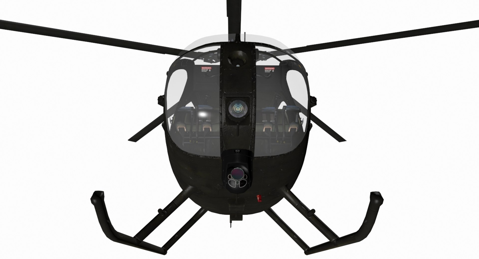 3d Mh-6 Little Bird Model