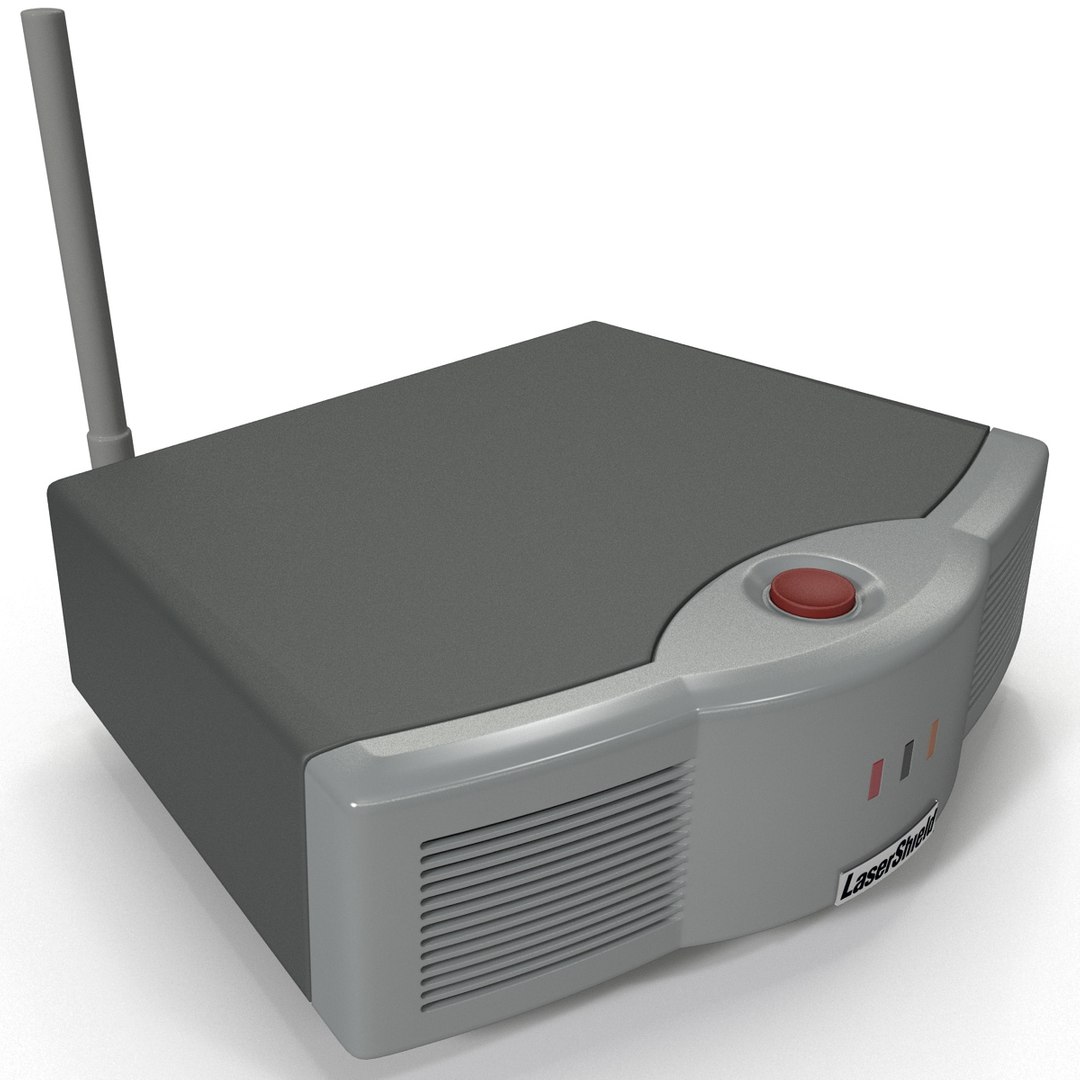 security lasershield 3d model